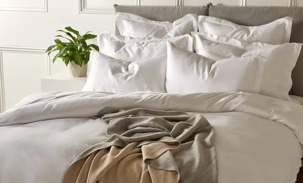 Harrods Silk Cotton Super King Fitted Sheet