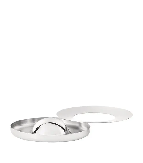 Christofle Stainless Steel Oh De Ashtray - Silver