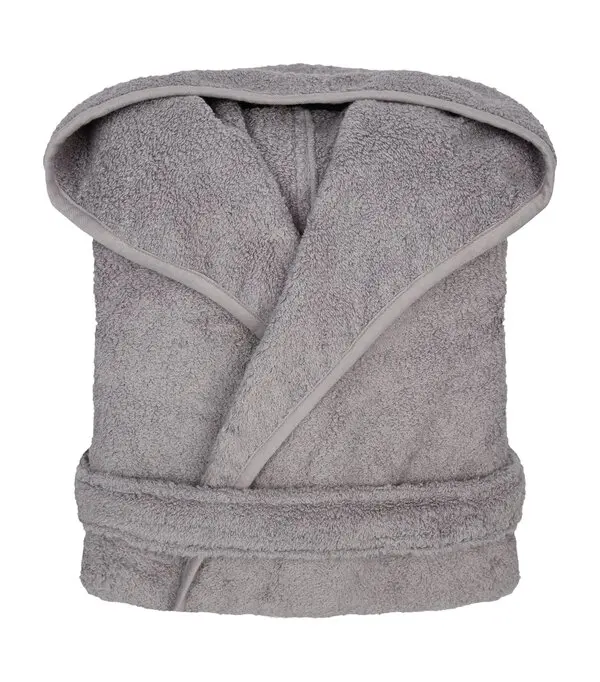 UCHINO Zero Twist Hooded Bathrobe - Grey