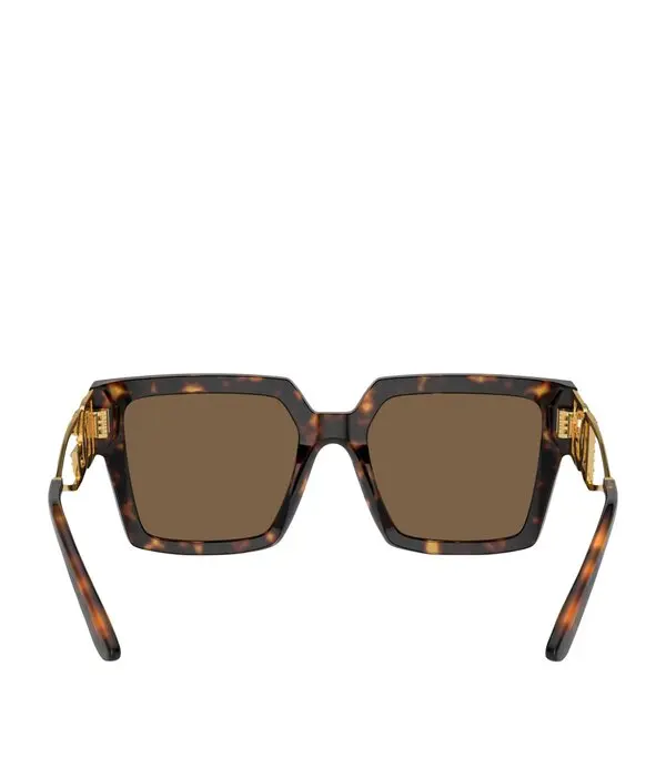 Dolce & Gabbana Tortoiseshell Square Sunglasses - Brown  display picture 3