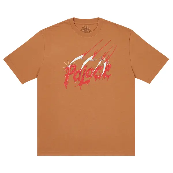 PALACE Scratchy T-shirt 'melted Sugar - Orange