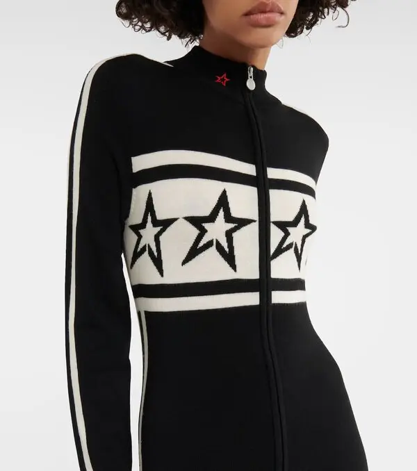 Perfect Moment Apres Team Striped Wool Ski Suit