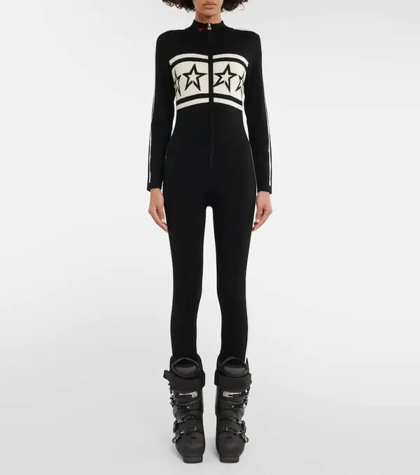 Perfect Moment Apres Team Striped Wool Ski Suit