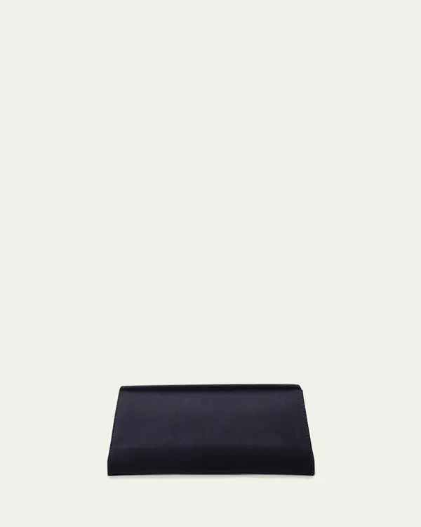 Akris Anouk Satin Clutch Bag With Chain Strap