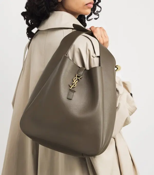Saint Laurent Large Le 5 À 7 Shoulder Bag - Green