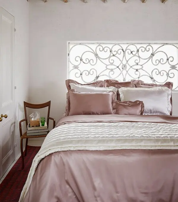 Gingerlily Silk Super King Windsor Bedspread - Ivory
