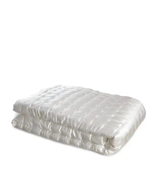 Gingerlily Silk Super King Windsor Bedspread - Ivory