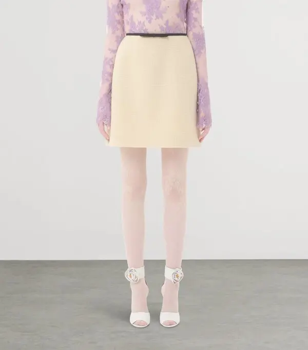 Valentino Garavani Wool-blend Mini Skirt