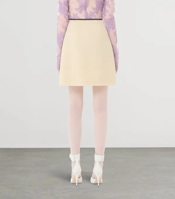 Valentino Garavani Wool-blend Mini Skirt