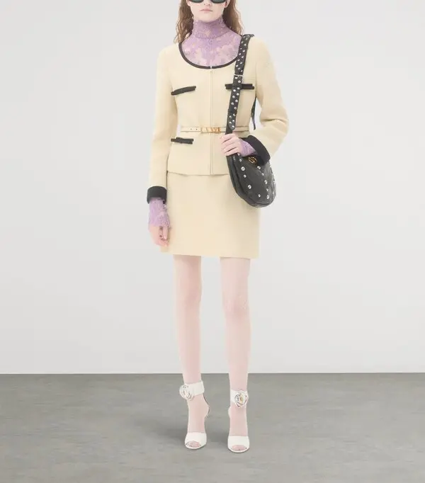Valentino Garavani Wool-blend Mini Skirt