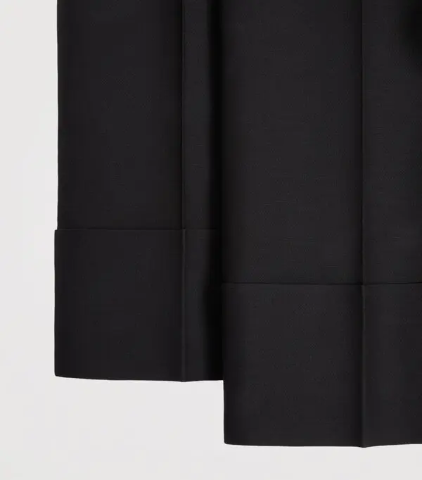 Valentino Garavani Virgin Wool-silk Trousers