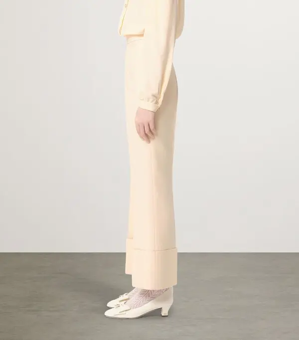 Valentino Garavani Virgin Wool-silk Trousers