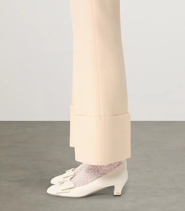 Valentino Garavani Virgin Wool-silk Trousers