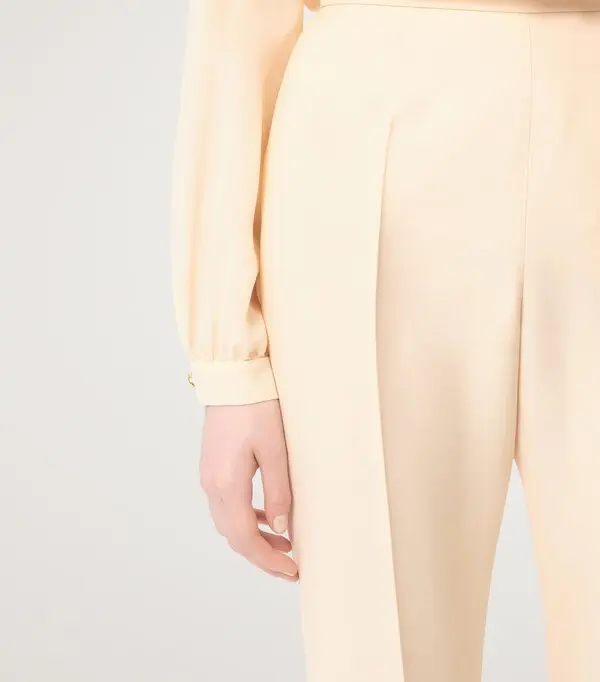 Valentino Garavani Virgin Wool-silk Trousers