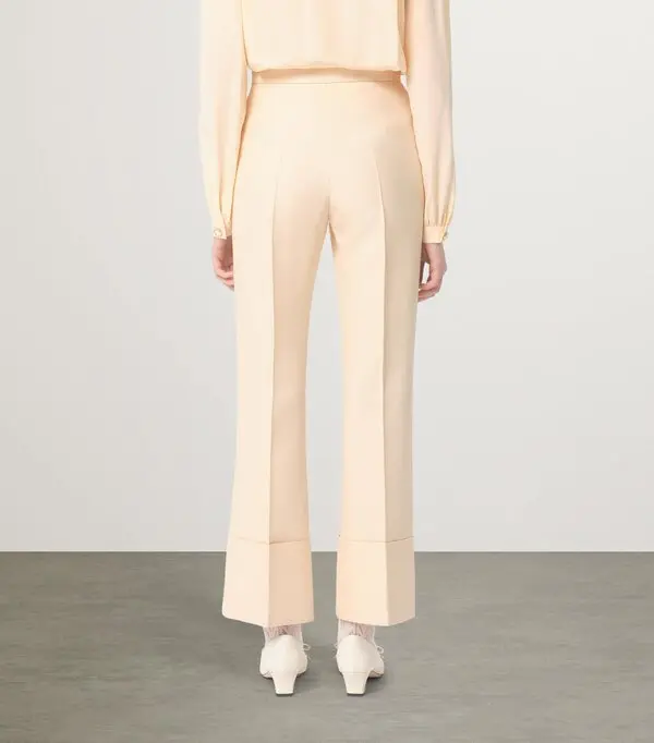 Valentino Garavani Virgin Wool-silk Trousers