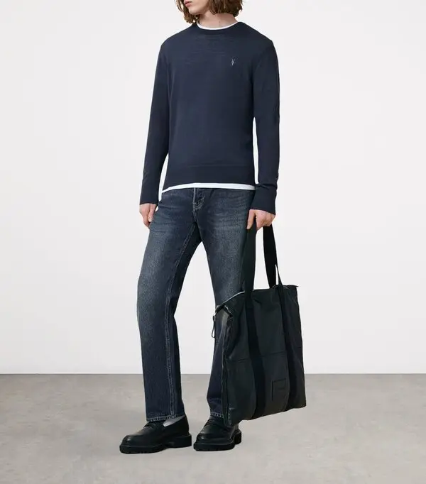 ALLSAINTS Mode Wool Sweater - Blue