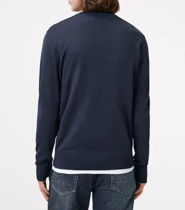 ALLSAINTS Mode Wool Sweater - Blue