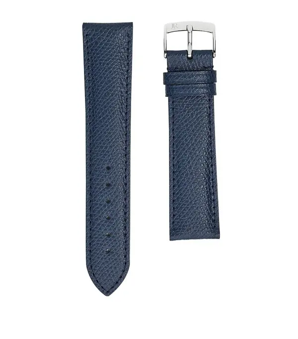 JEAN ROUSSEAU Leather Watch Strap - Blue