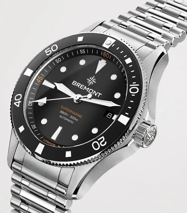 BREMONT 300m Supermarine Stainless Steel Watch