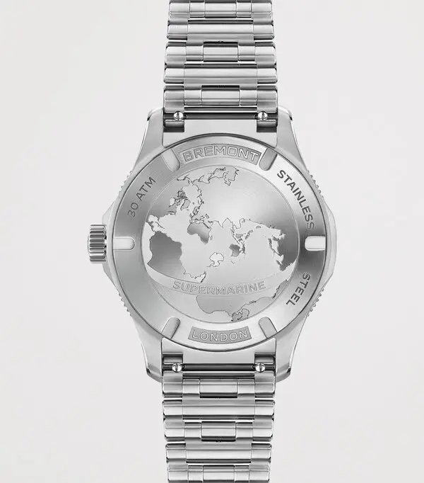 BREMONT Supermarine 300m Stainless Steel Watch With Rotating Bezel