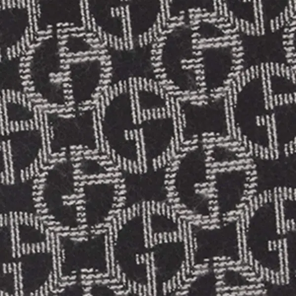 Giorgio Armani Wool Monogram Jacquard Scarf