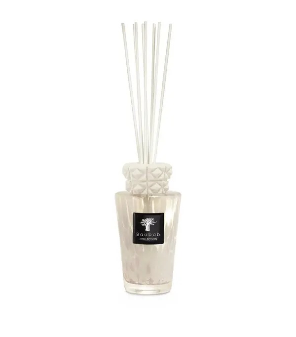 BAOBAB COLLECTION Mini Totem White Pearls Diffuser - Clear