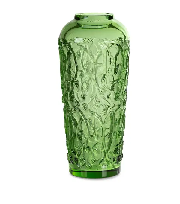 Lalique Large Crystal Mures Vase