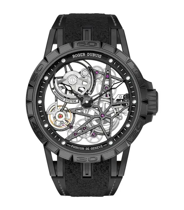 ROGER DUBUIS X Pirelli Titanium Excalibur Spider Pit Stop Watch - White