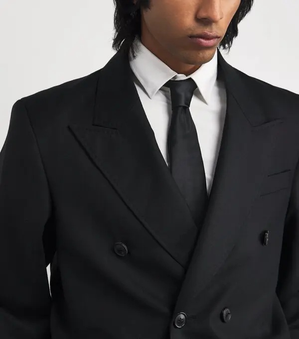 Emporio Armani Silk Neck Tie - Black