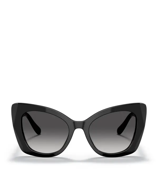 Dolce & Gabbana Acetate Cat-eye Sunglasses - Black