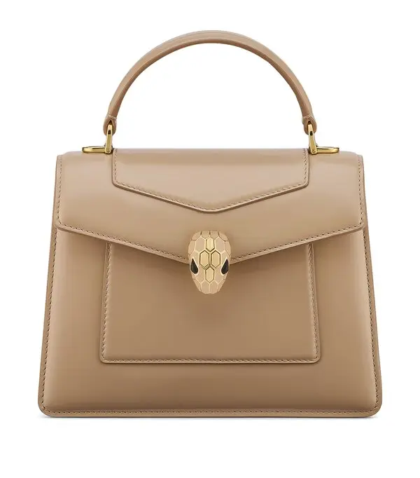 BVLGARI Leather Serpenti Forever Top-handle Bag