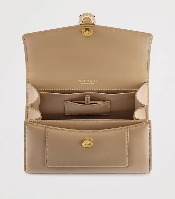 BVLGARI Leather Serpenti Forever Top-handle Bag