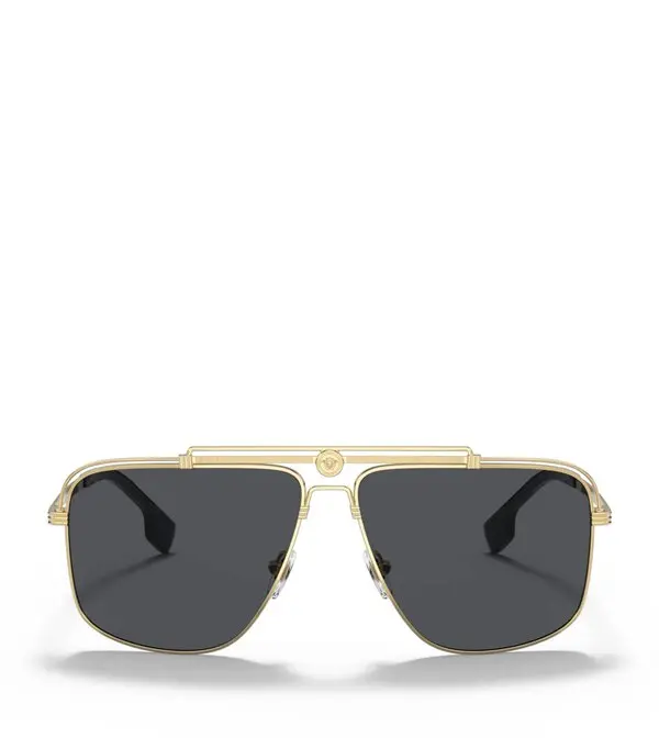 Versace Metal Ve2242 Medusa Sunglasses - Gold