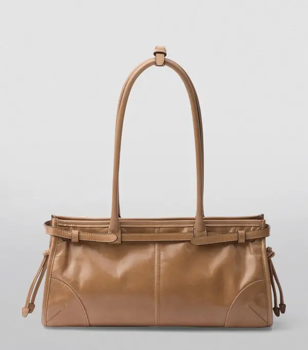 Prada Medium Leather Top-handle Bag