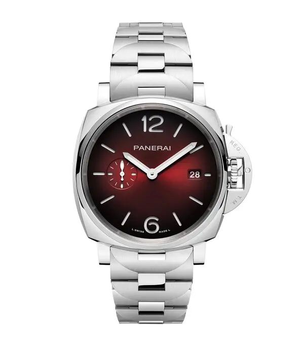 Panerai Luminor Due Bracelet Watch - Red