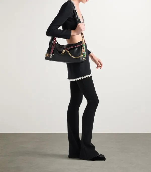 Prada Large Leather Shoulder Bag
