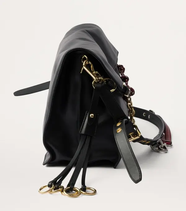 Prada Large Leather Shoulder Bag