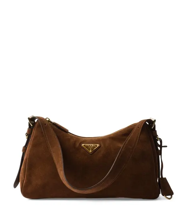 Prada Medium Aimée Shoulder Bag - Brown