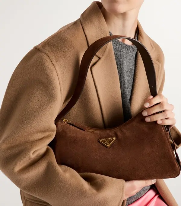 Prada Medium Aimée Shoulder Bag - Brown