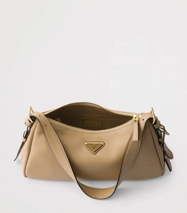 Prada Medium Leather Aimée Shoulder Bag