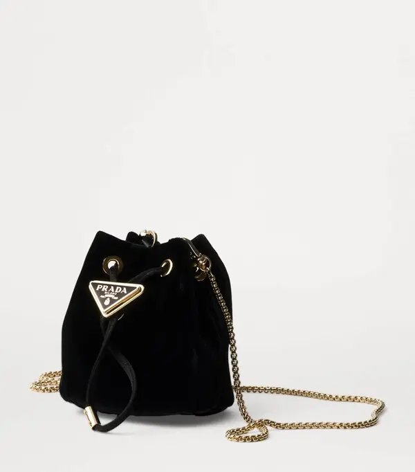 Prada Mini Velvet Pouch