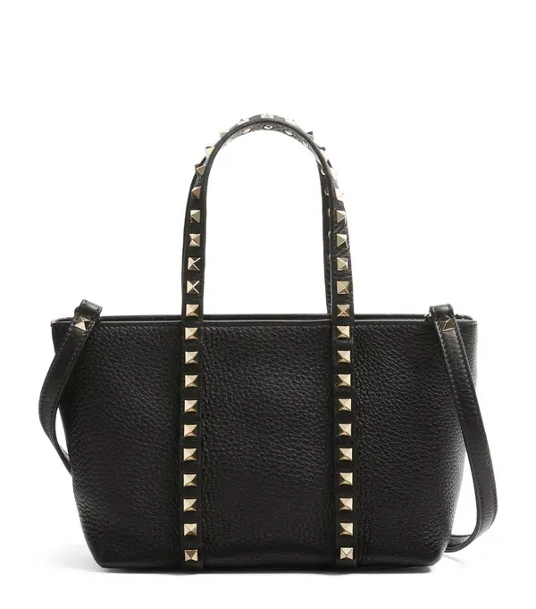 Valentino Garavani Mini Leather Rockstud Tote