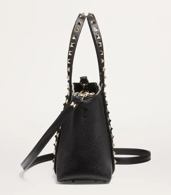 Valentino Garavani Mini Leather Rockstud Tote