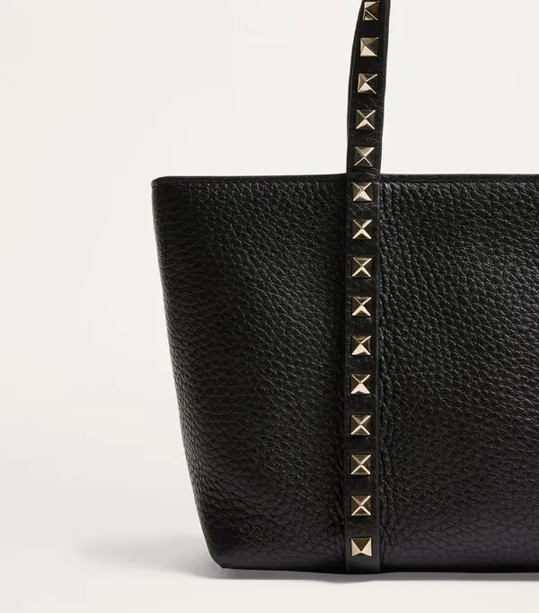 Valentino Garavani Mini Leather Rockstud Tote