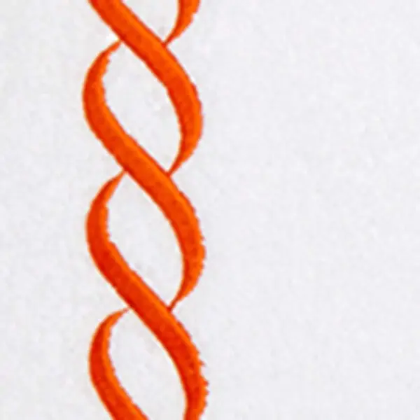 PRATESI Cotton Treccia Bath Mat - Orange