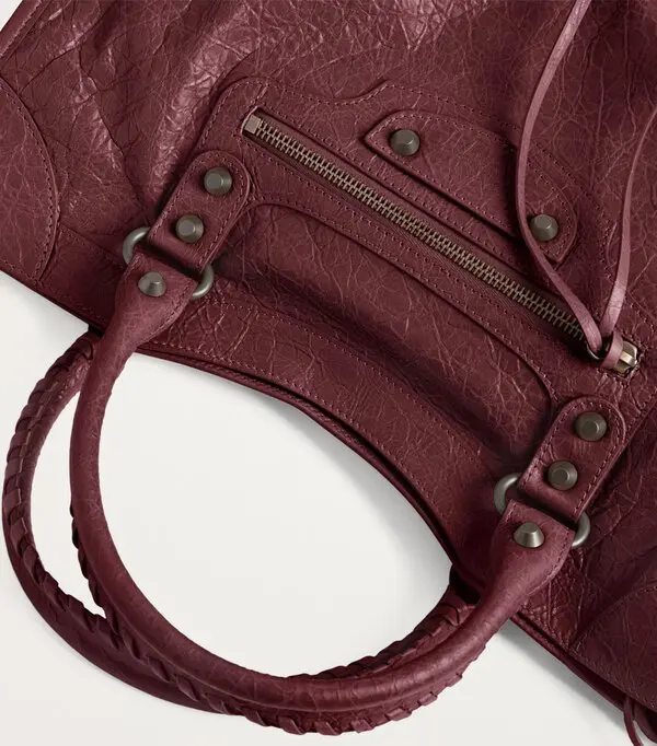 Balenciaga Medium Leather Le City Top-handle Bag - Red