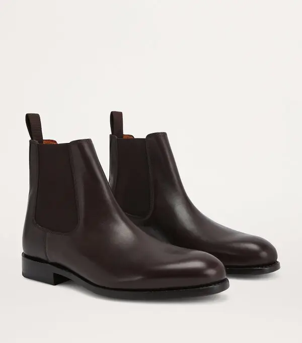 Kurt Geiger Leather Sloane Chelsea Boots - Brown