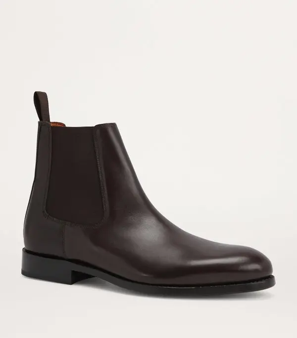 Kurt Geiger Leather Sloane Chelsea Boots - Brown