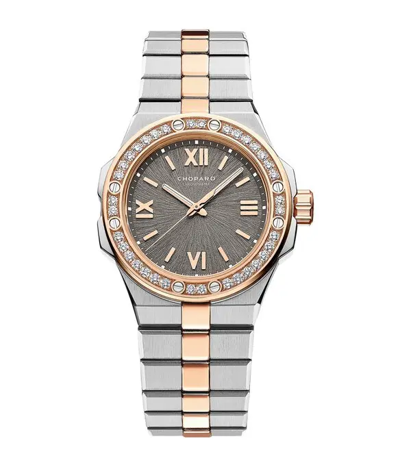 Chopard Stainless Steel And Diamond Alpine Eagle Watch - Rose Gold