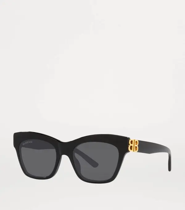 Balenciaga Acetate Bb0132s Sunglasses - Black